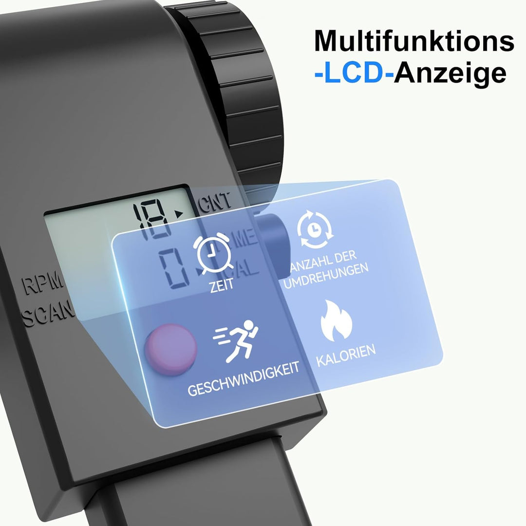 Superun Pedaltrainer Mini-Heimtrainer Fahrrad mit LCD-Display, Unterti – techstudio.ch