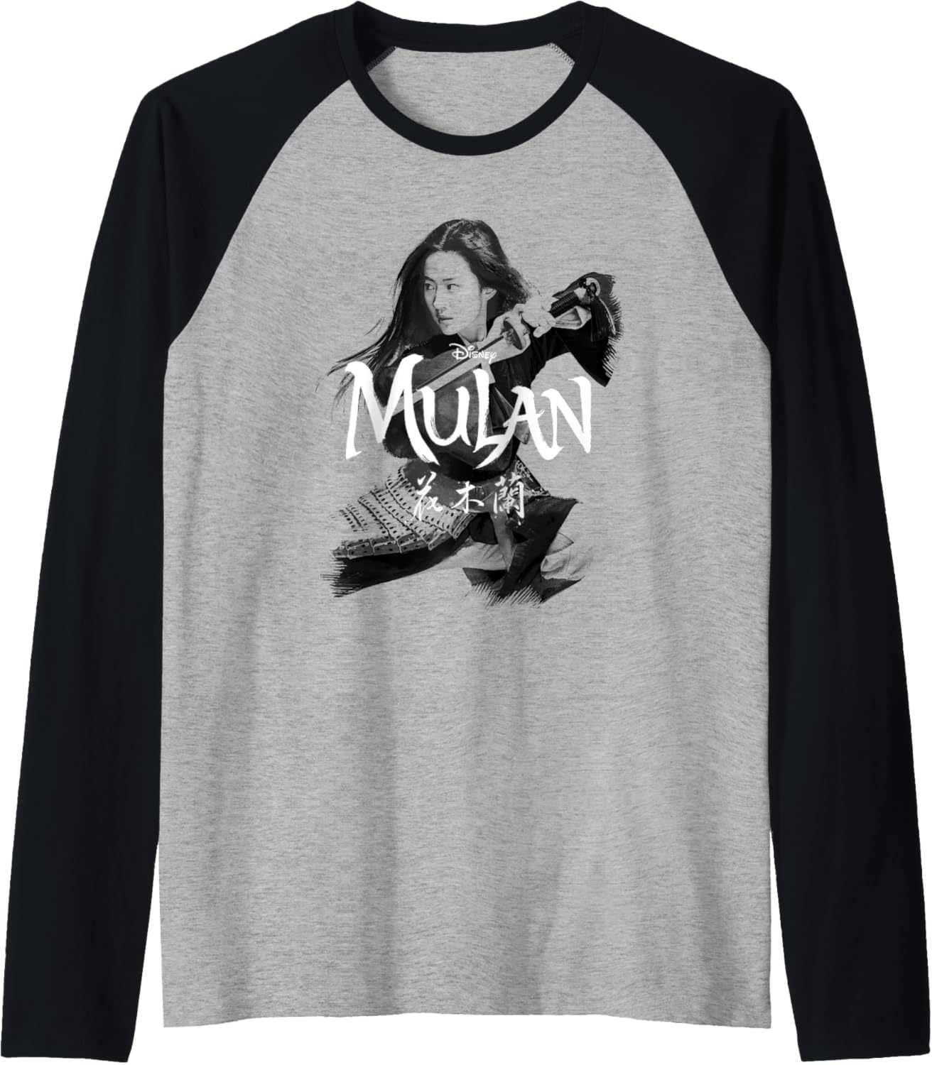 Disney Mulan Live Action Mulan Action Pose Logo Raglan – techstudio.ch