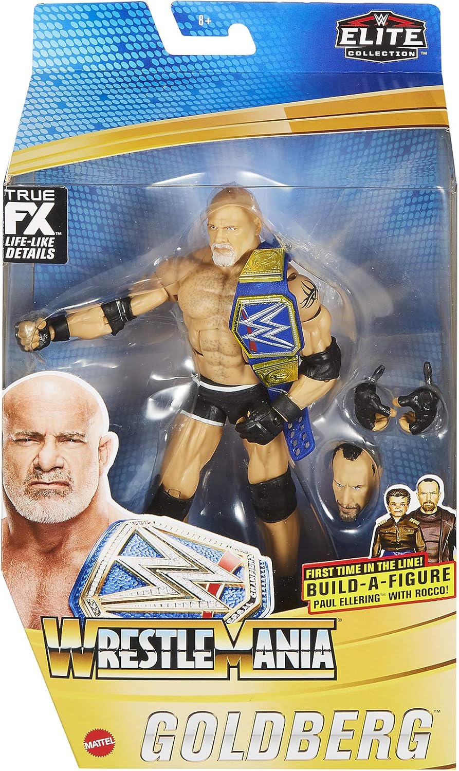 Goldberg - WWE Elite Wrestlemania 37 Mattel Toy Wrestling Action Figur ...
