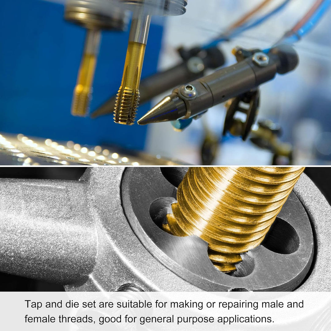 sourcing map Gewindebohrer Matrizensatz Metrisch M16 x 2 Hochgeschwind ...