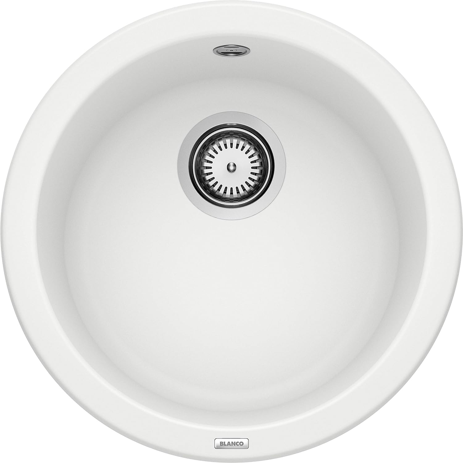 BLANCO RONDO | SILGRANIT weiss | Einbauart: Einbau von Oben | ohne Abl ...